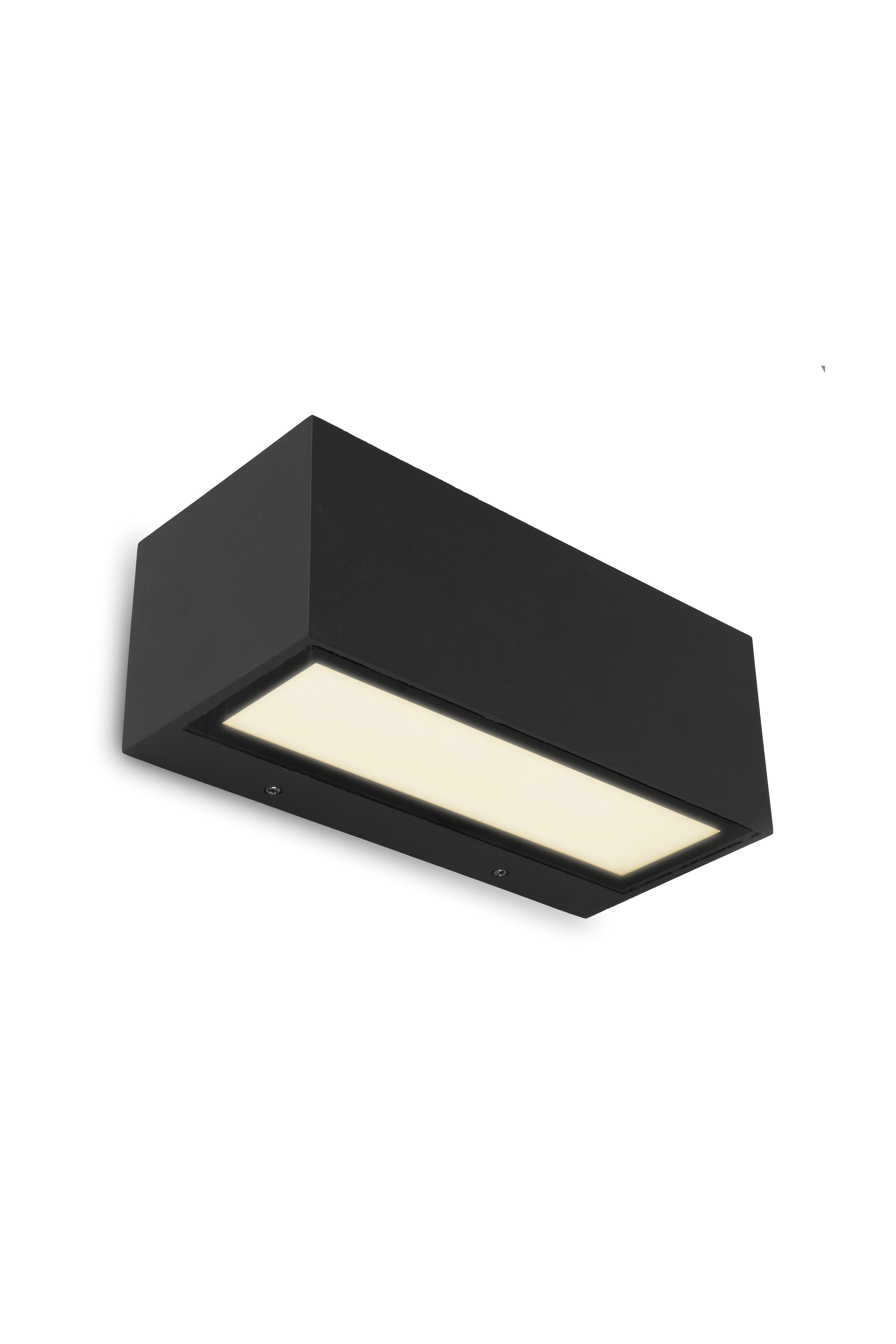 Buy Lutec Gemini Outdoor Black LED Up & Down Wall Light
