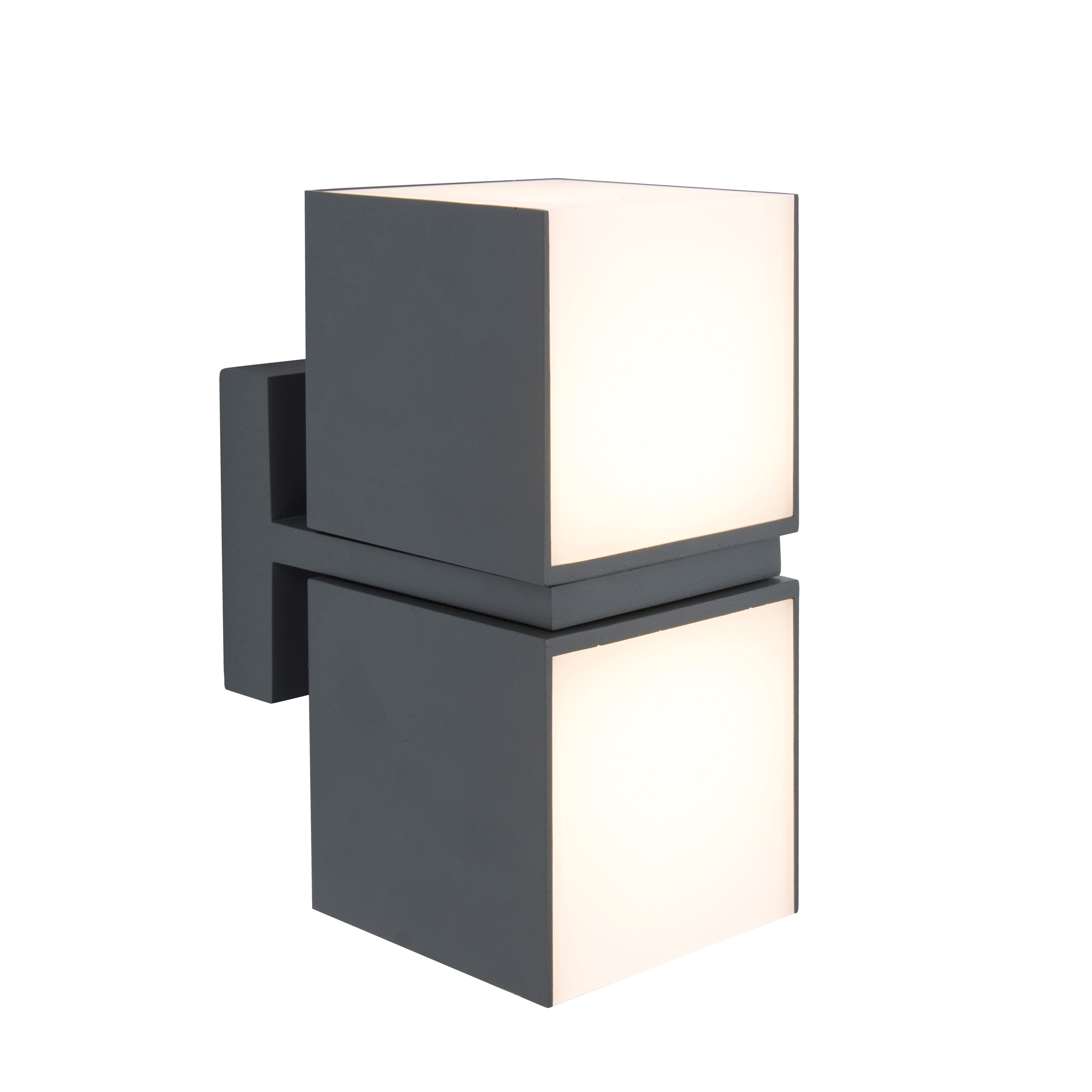 Buy Lutec Cuba LED Adjustable Wall Light - Dark Grey