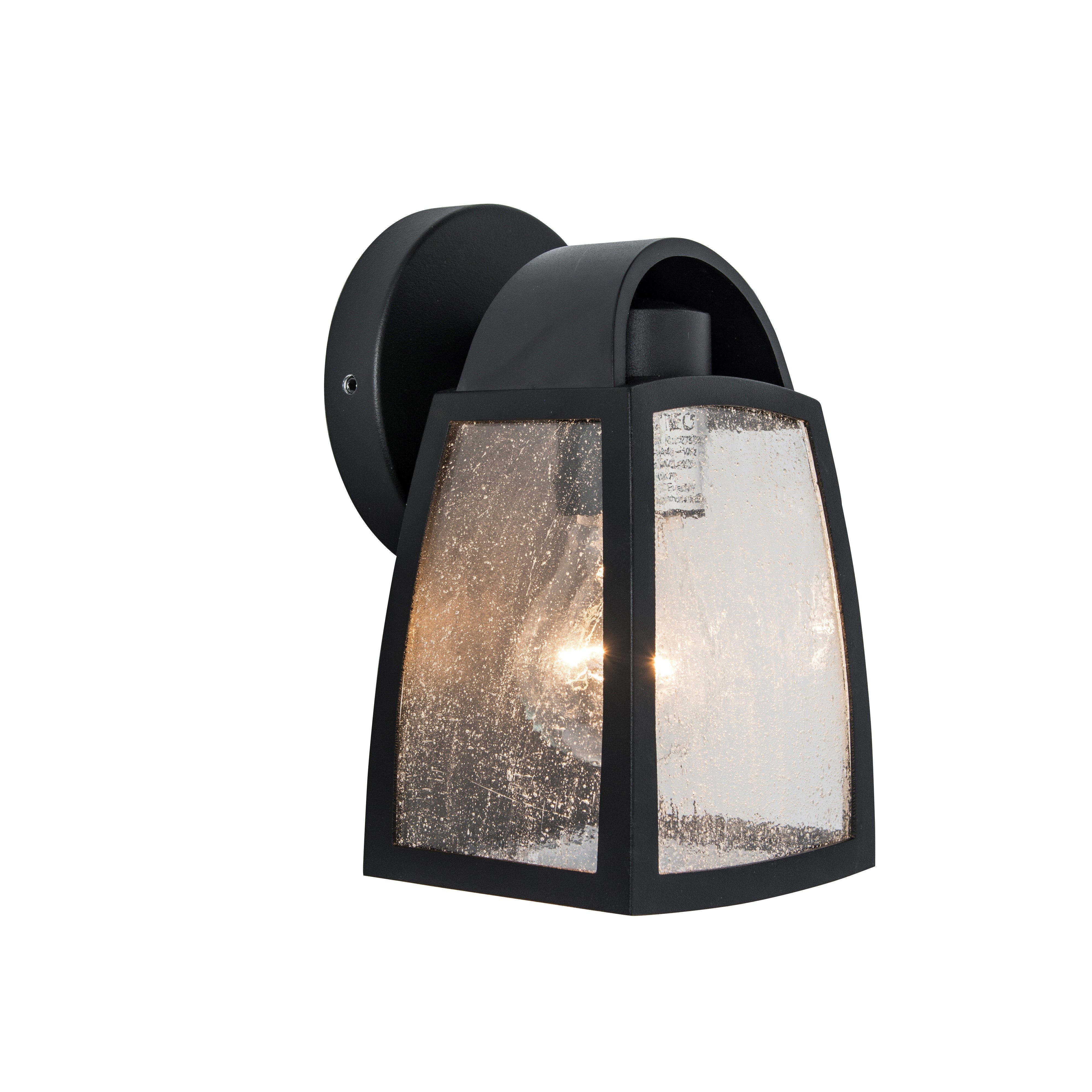 Buy Lutec Kelsey Hanging Outdoor Black Lantern Wall Light