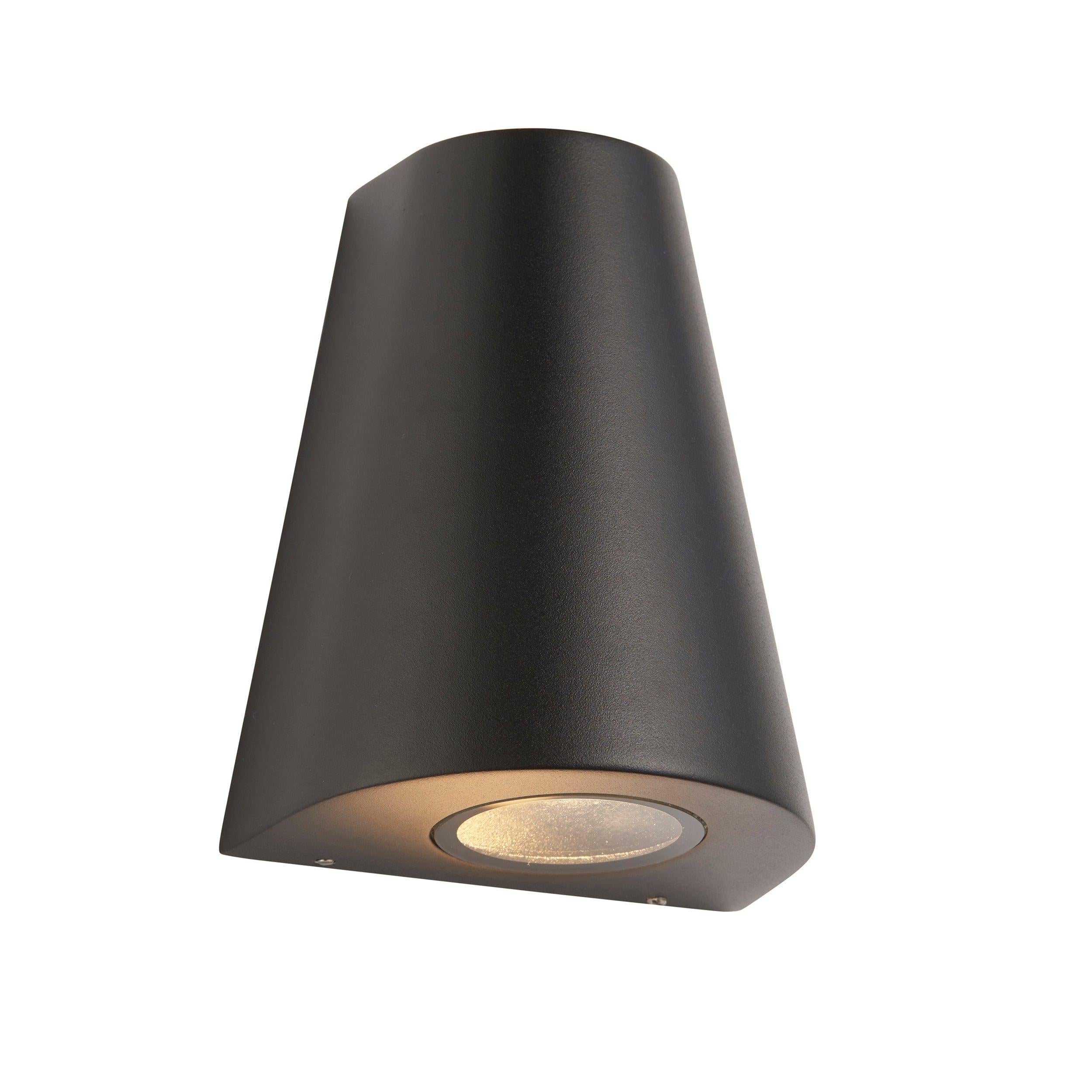 Buy Endon Helm Up & Down Black Outdoor Wall Light - Tiffany Lighting