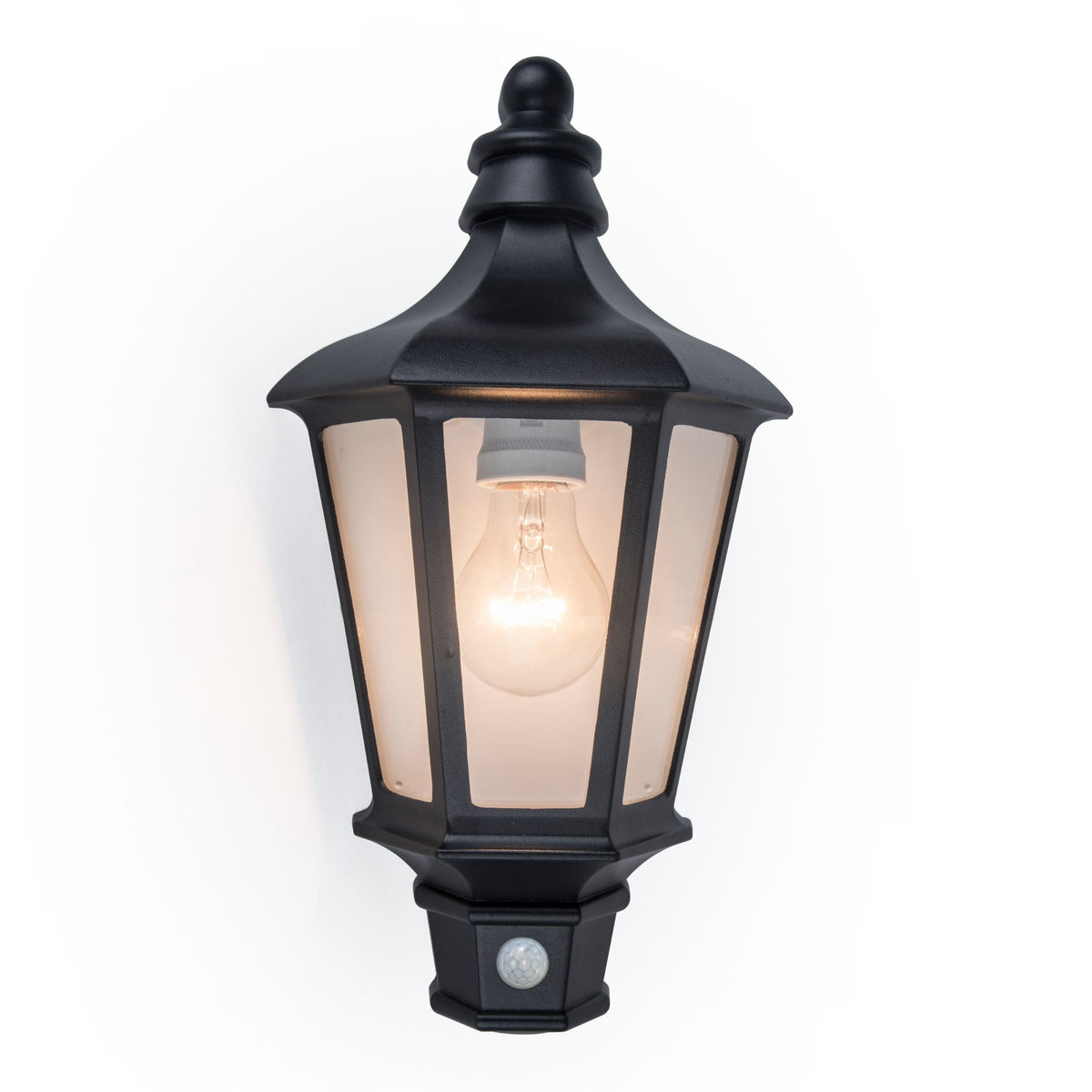 Buy Lutec Cotswold PIR Black Outdoor Wall Light
